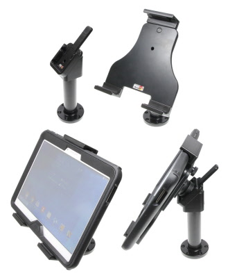 Brodit 215857 Brodit adjustable tablet holder 160-230mm. on pedestal mount